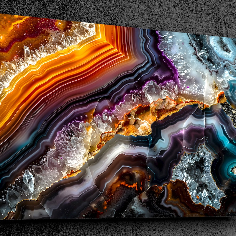 Resin Geode Wall Art - Etsy