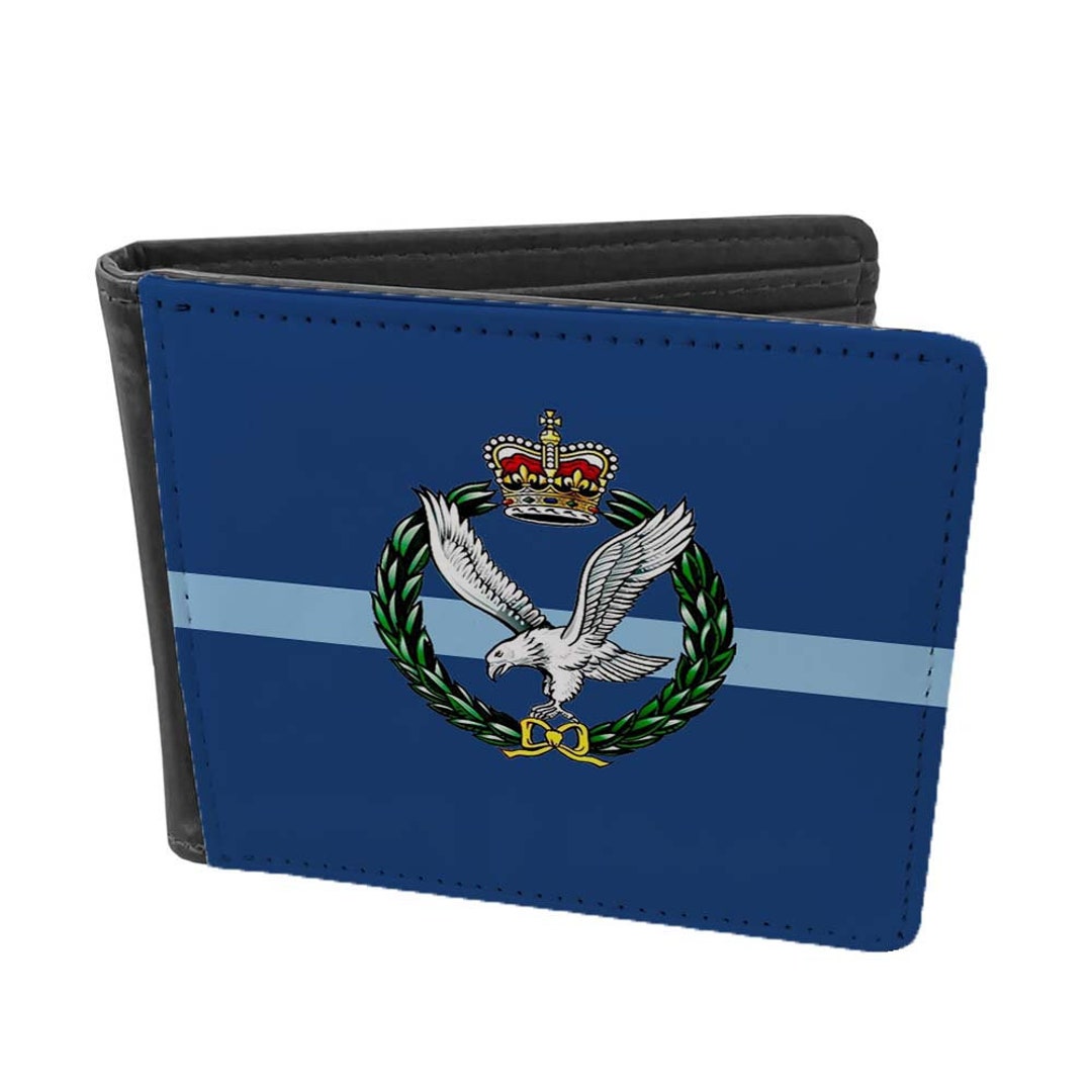The Royal Army Air Corps, Deluxe Two Fold Faux Leather Wallet Mens Gift ...