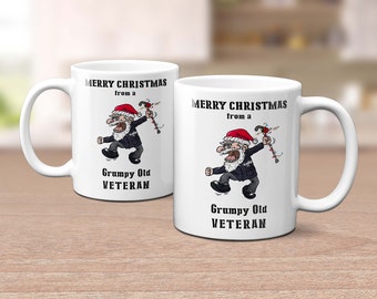 Grumpy Old Veteran Funny Sarcastic Veterans Day Joke Coffee - Etsy