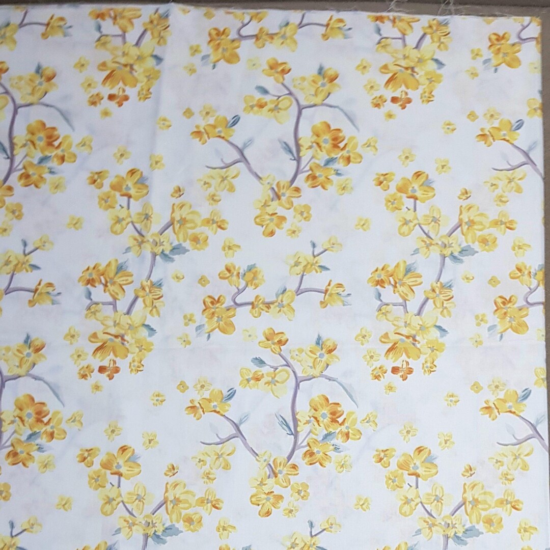Floral Yellow Crib Sheets, Flower Baby Bedding, Flowers Crib Fitted ...