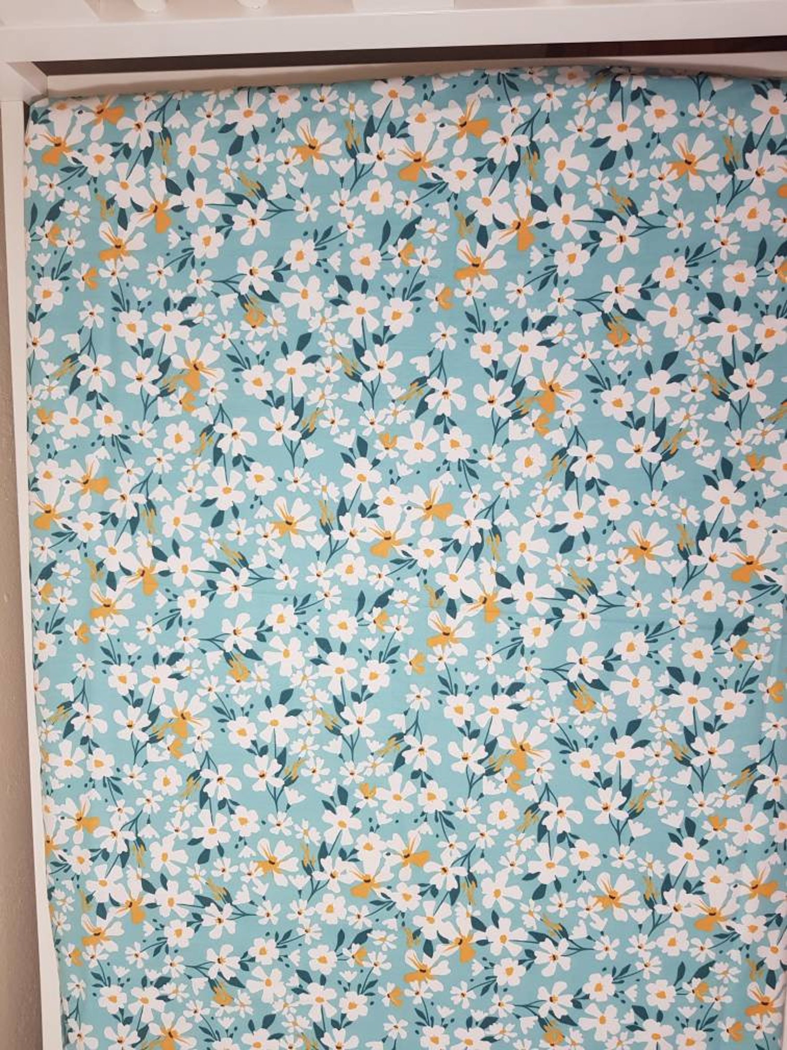 Floral Daisy Crib Sheets Toddler Sheets Set 100% Cotton - Etsy