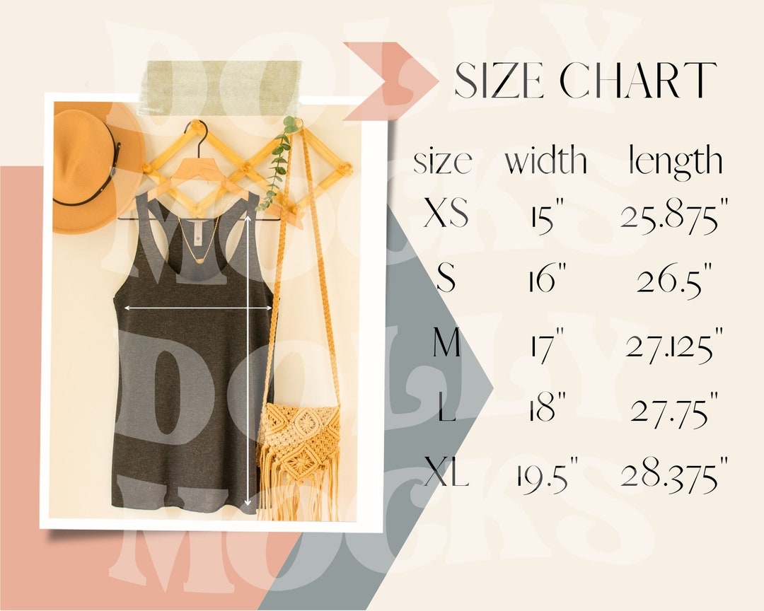 Next Level 6733 Size Chart | Next Level Size Chart | Next Level 6733 ...