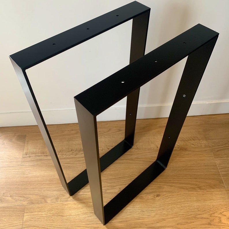 Pieds console en métal noir ou brut lot de 2 pour console - Etsy 日本