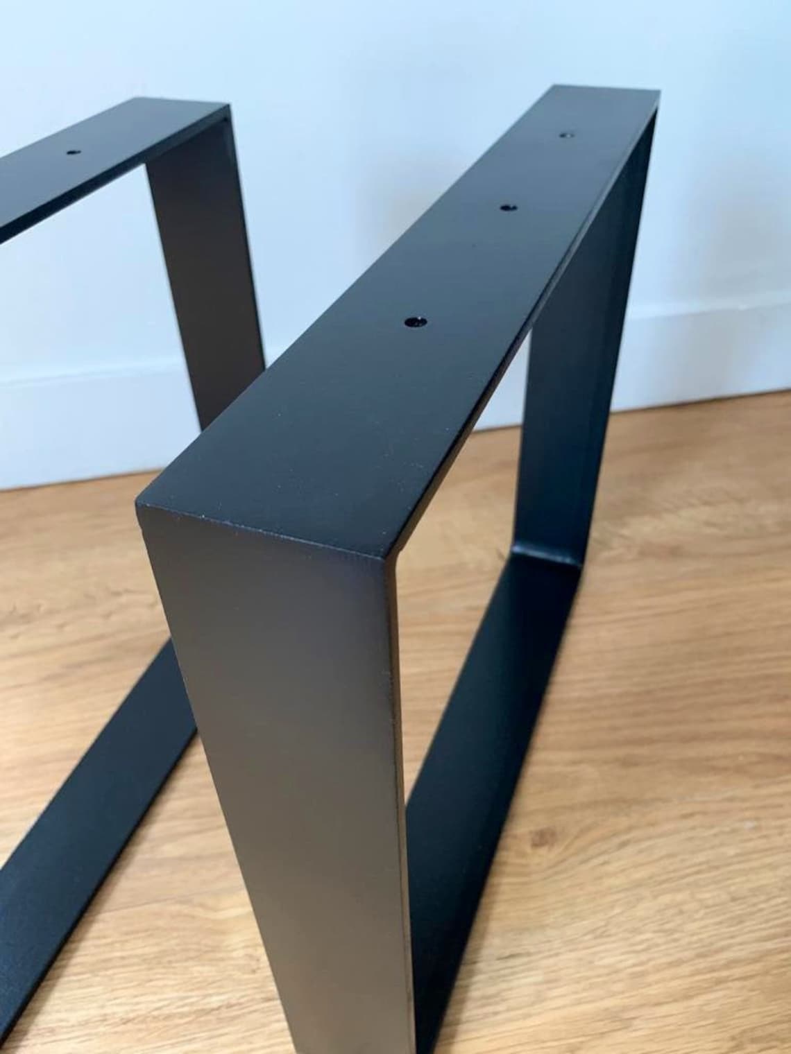 Pieds table en métal noir lot de 2 pour table basse et | Etsy France