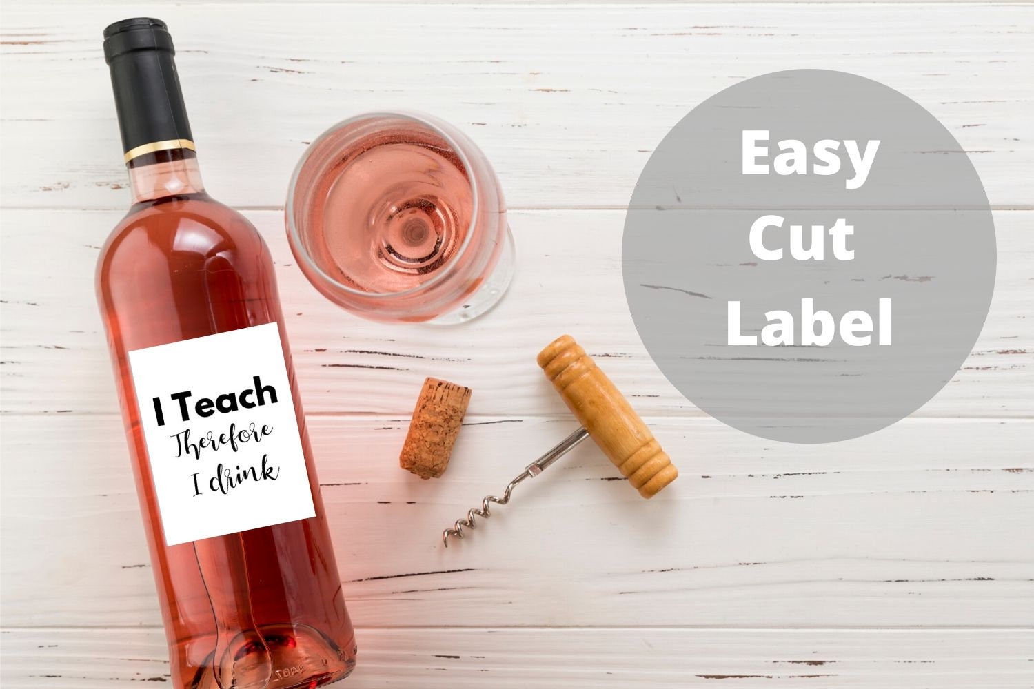 Teacher Wine Label Printable Funny Teacher Social Distancing - Etsy