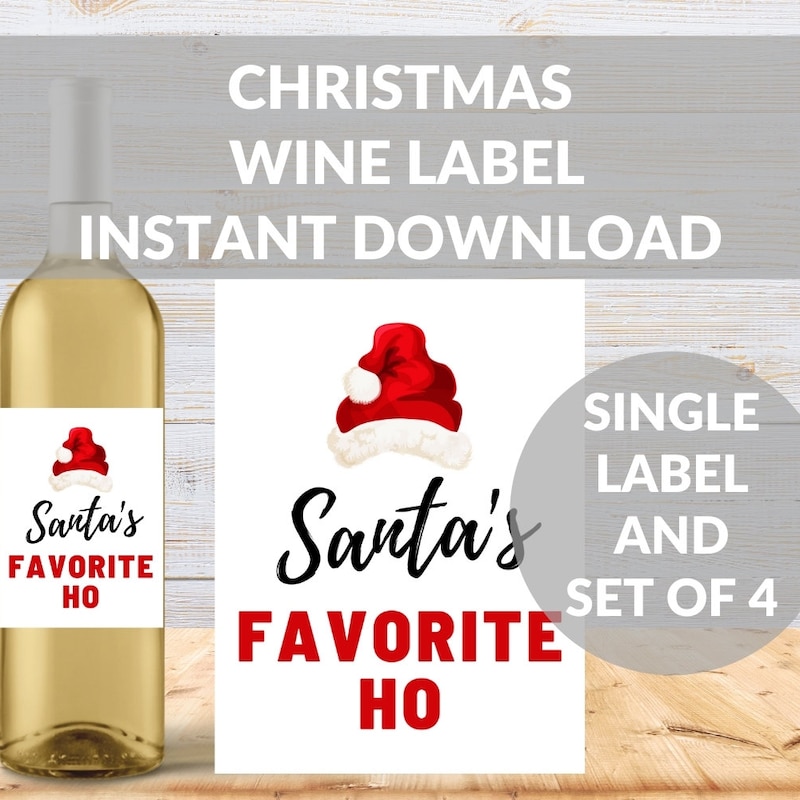 Santa Wine Bottle - Etsy