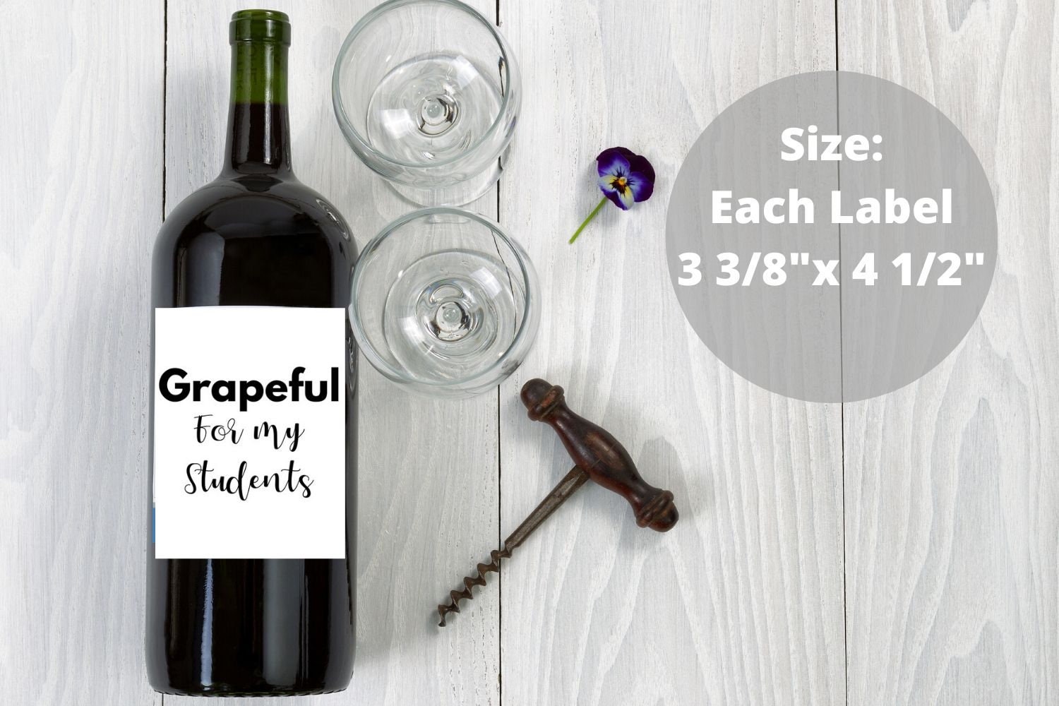 Teacher Wine Label Printable Funny Teacher Social Distancing - Etsy