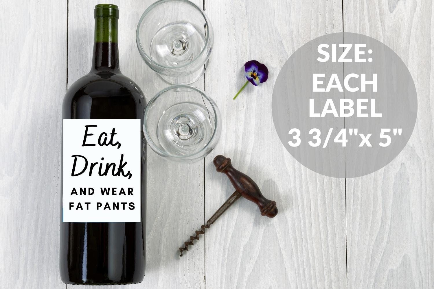 Funny Thanksgiving Wine Labels Printable, Holiday Wine Label Instant ...