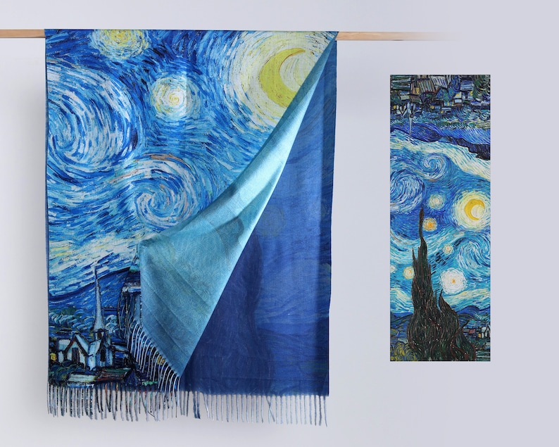 Van Gogh's Blue starry Night Fine Art Painting - Etsy