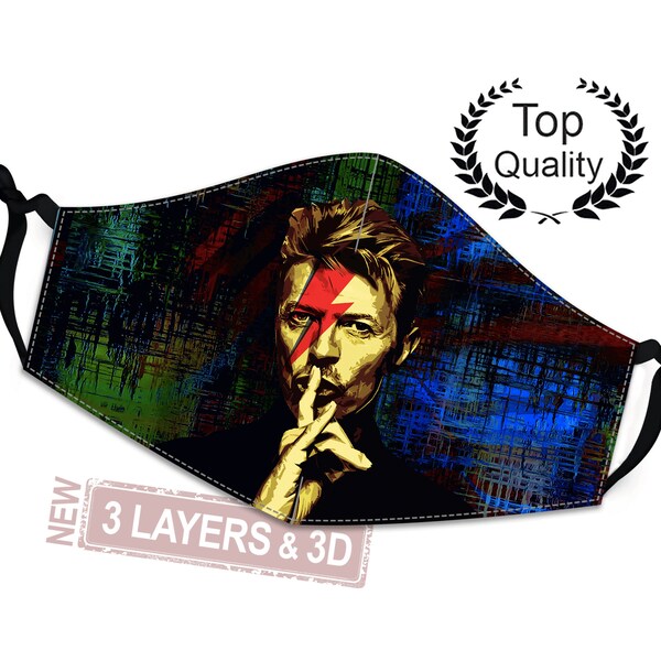 David Bowie Mask - Etsy UK