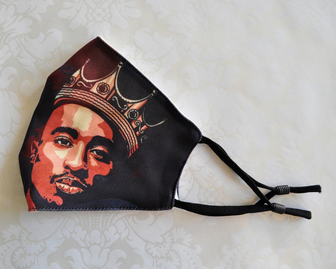 Exclusive Designed Tupac Celebrity Face Mask Artistic Face | Etsy