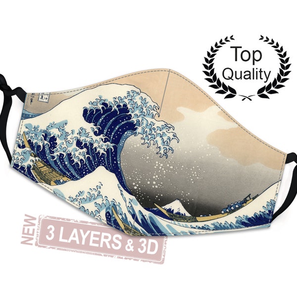 Japanese Face Mask - Etsy