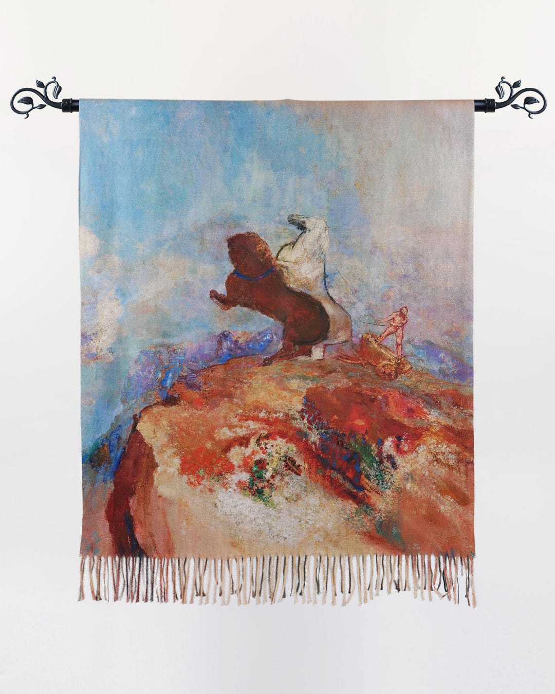Apollo by Odilon Redon Colorful Autumn Shawl Pashmina Feel Fall Blanket ...