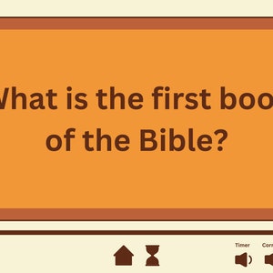 Bible Jeopardy Powerpoint Template Vol 1. | Host Your Own Game Show ...