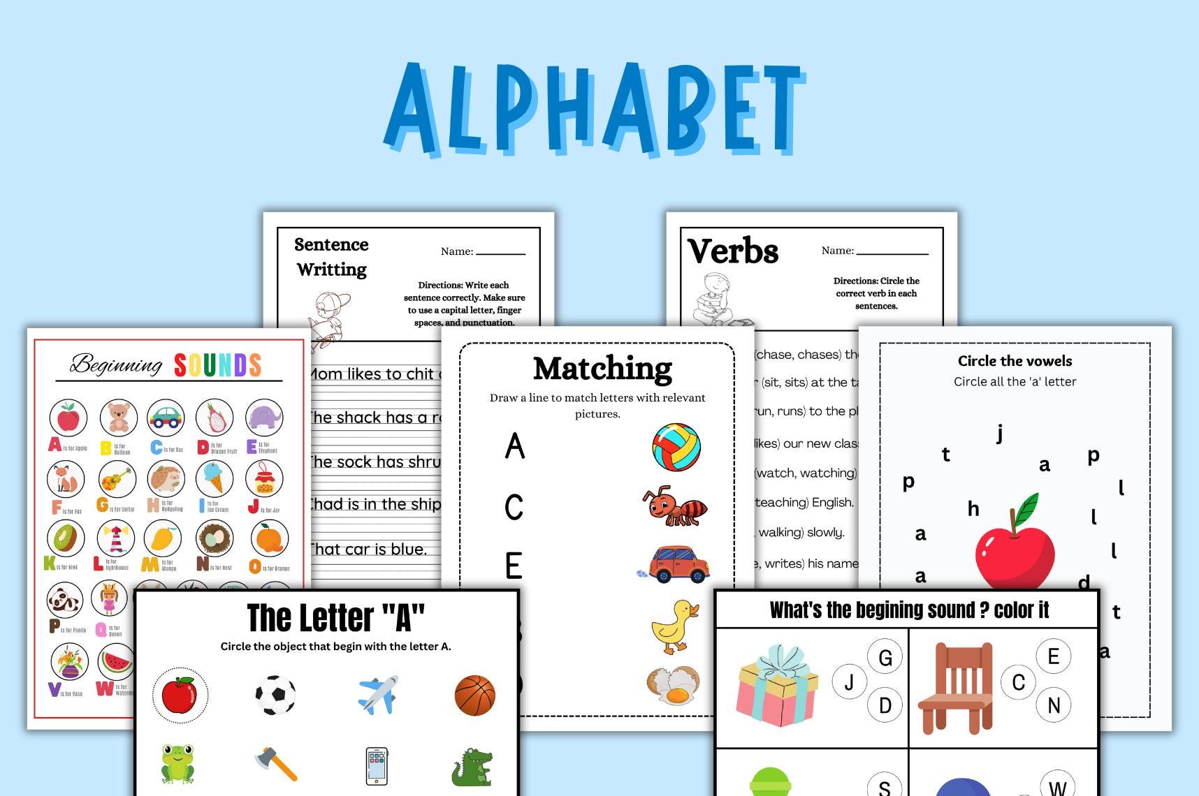 Preschool, Pre-k & Kindergarten Mega Bundle | 3000 Pages of Printable ...