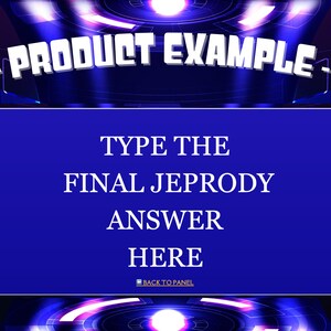 Customizable Jeopardy Powerpoint Template Host Your Own Game Show ...