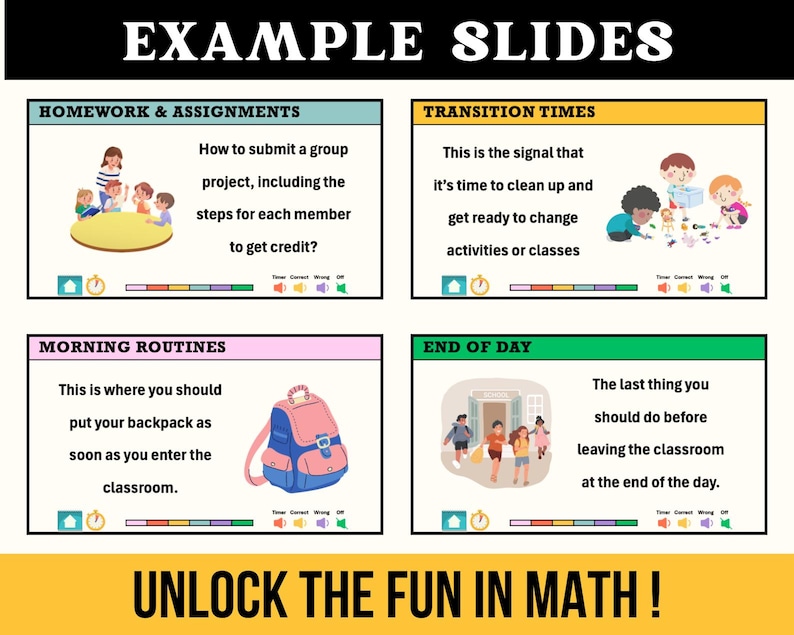 Welcome Back Game: Classroom Procedures & Routines | Customizable ...