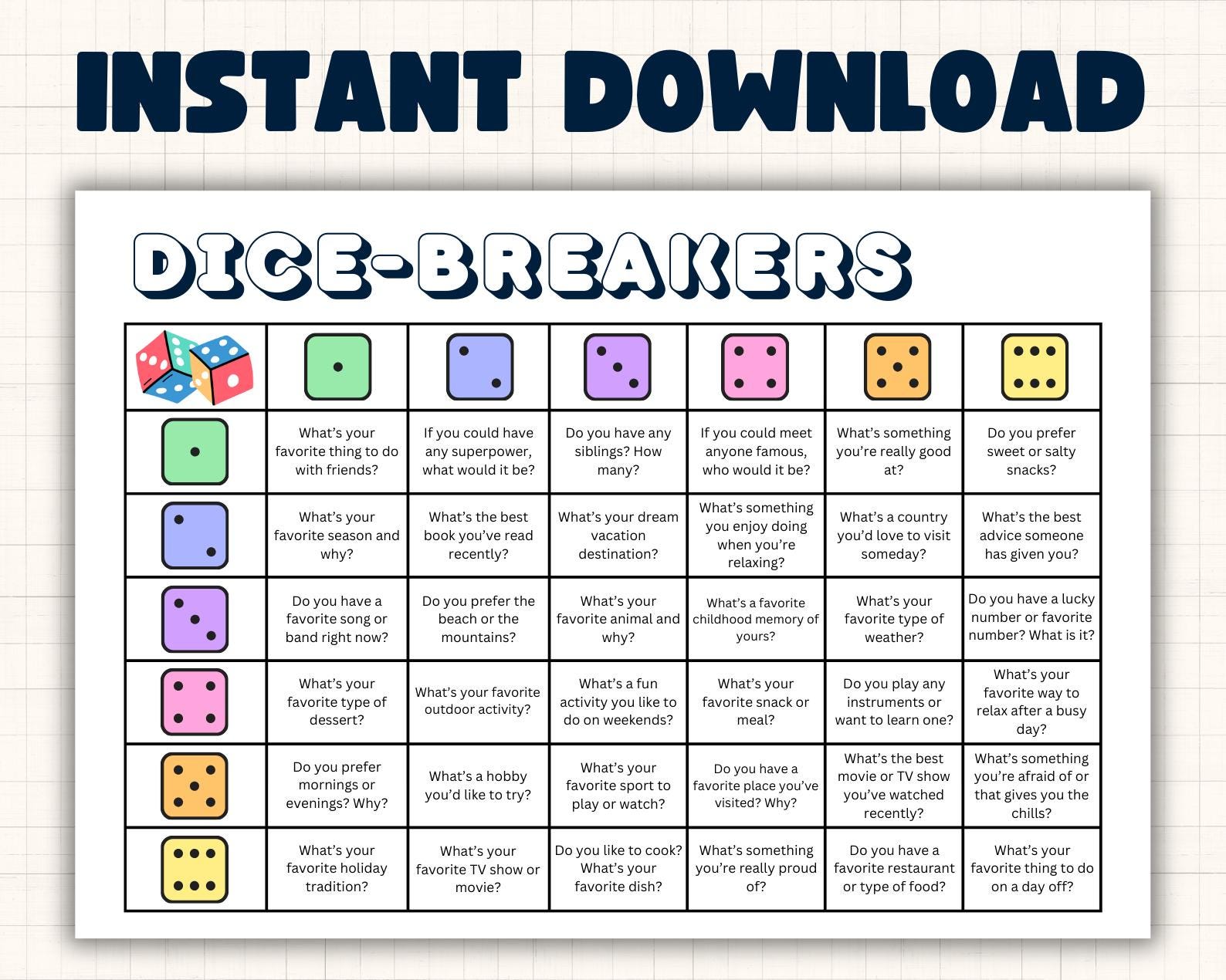 Ultimate Icebreaker Game for Fun and Connection | Back to School ...