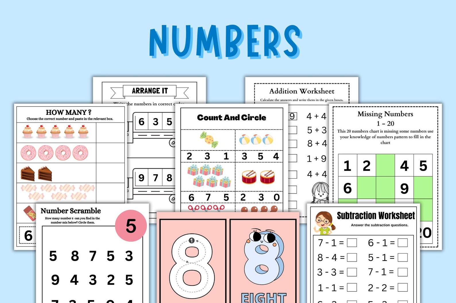 Preschool, Pre-k & Kindergarten Mega Bundle | 3000 Pages of Printable ...