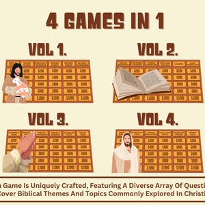 Ultimate Bible Jeopardy Bundle | Host Your Own Game Show | Jeopardy ...