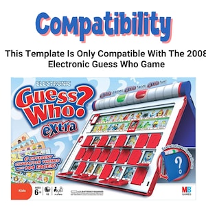 Custom Guess Who Template | Electronic 2008 Guess Who Game | Printable ...