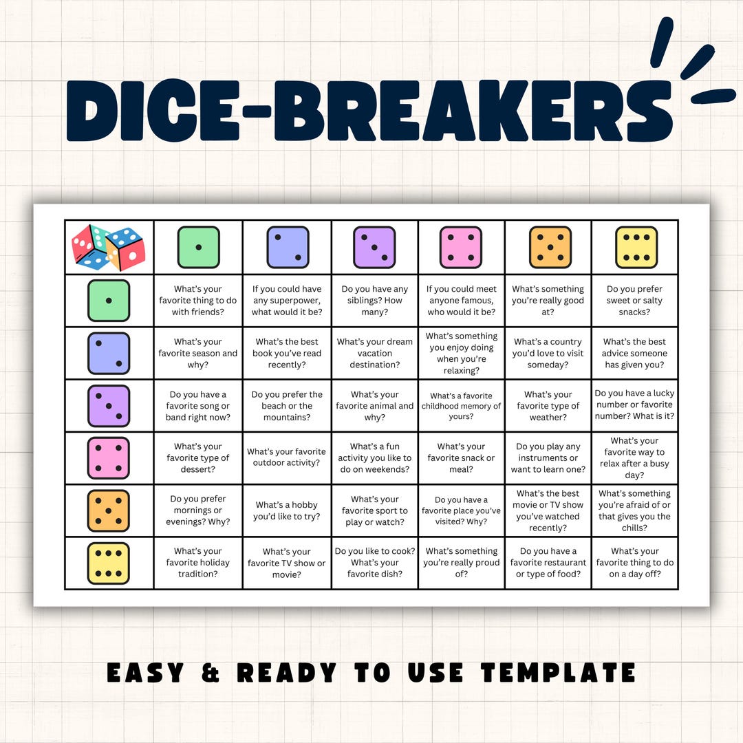 Ultimate Icebreaker Game for Fun and Connection | Back to School ...