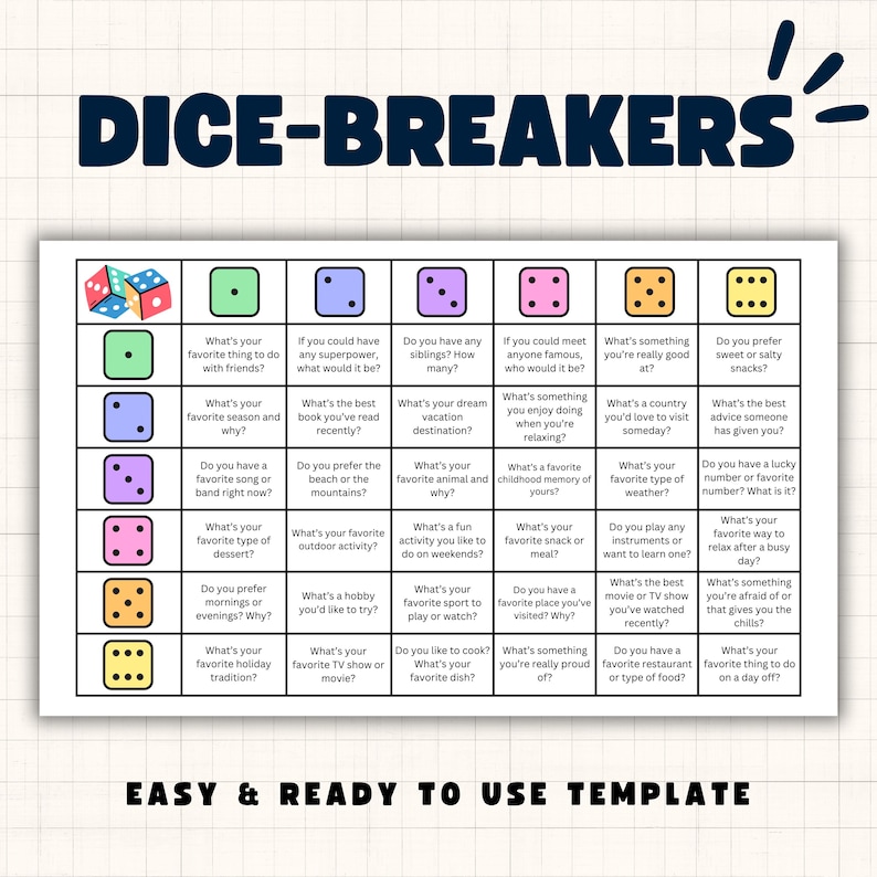 Ultimate Icebreaker Game for Fun and Connection | Back to School ...