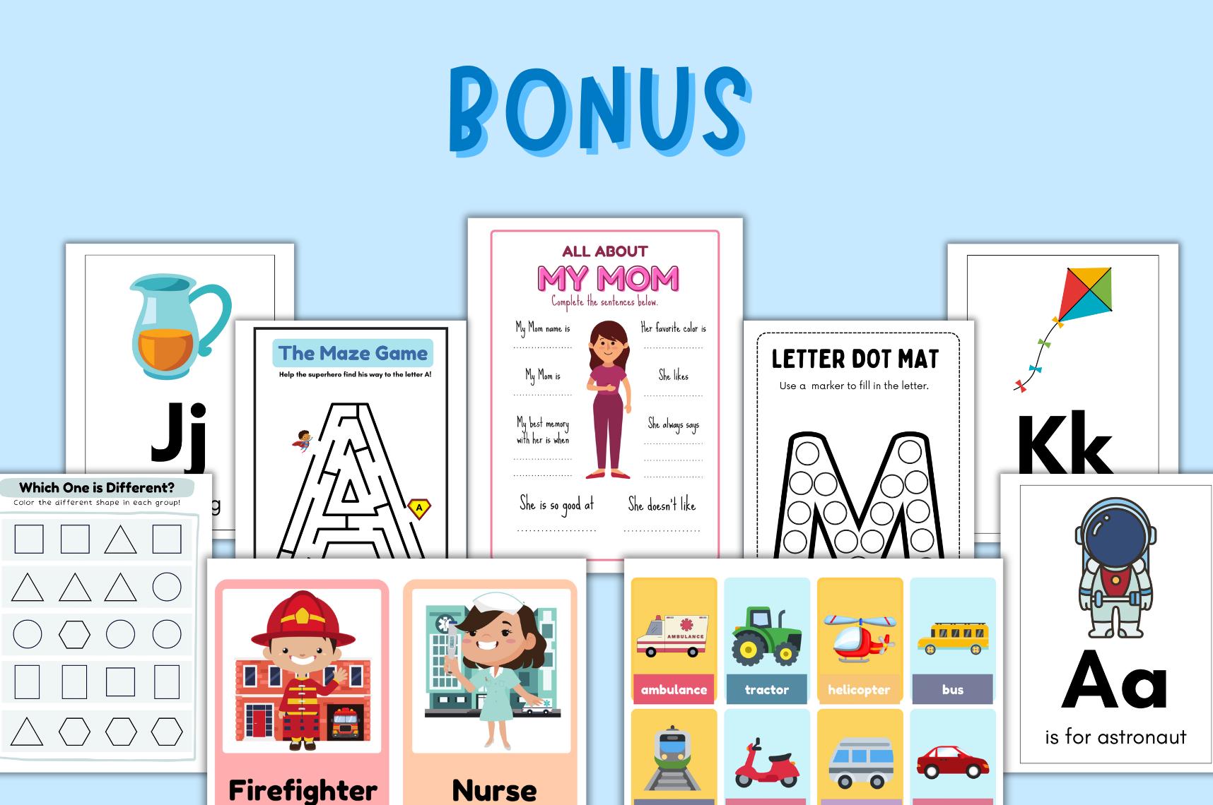 Preschool, Pre-k & Kindergarten Mega Bundle | 3000 Pages of Printable ...