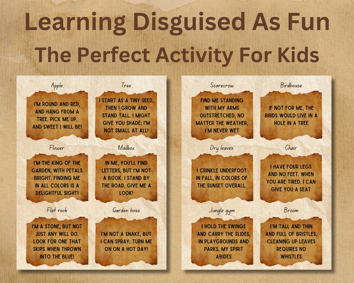 Indoor & Outdoor Scavenger Hunt: Ultimate Outdoor Game for Families ...