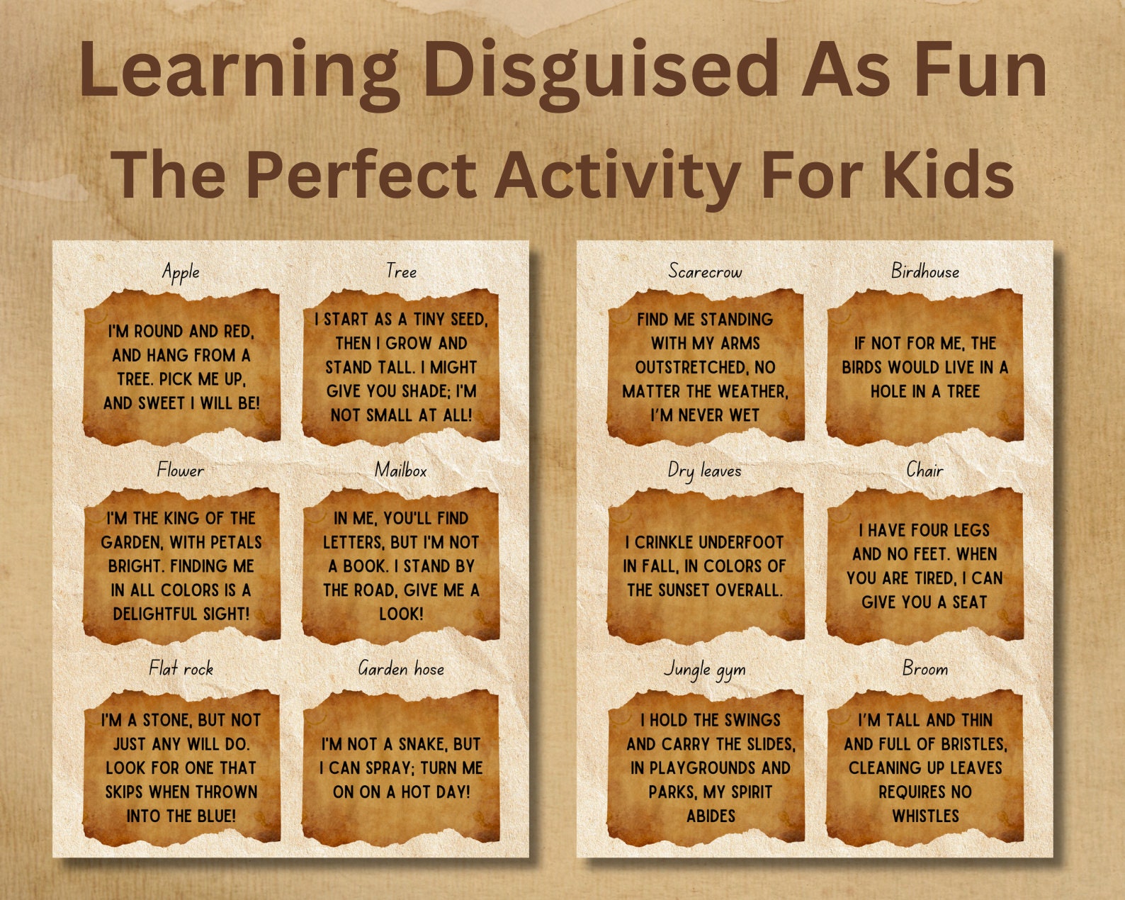 Indoor & Outdoor Scavenger Hunt: Ultimate Outdoor Game for Families ...