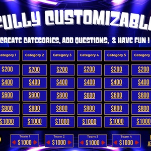 Ultimate Jeopardy Powerpoint Template- Updated 2025 | Host Your Own ...
