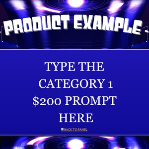 Customizable Jeopardy Powerpoint Template Host Your Own Game Show ...