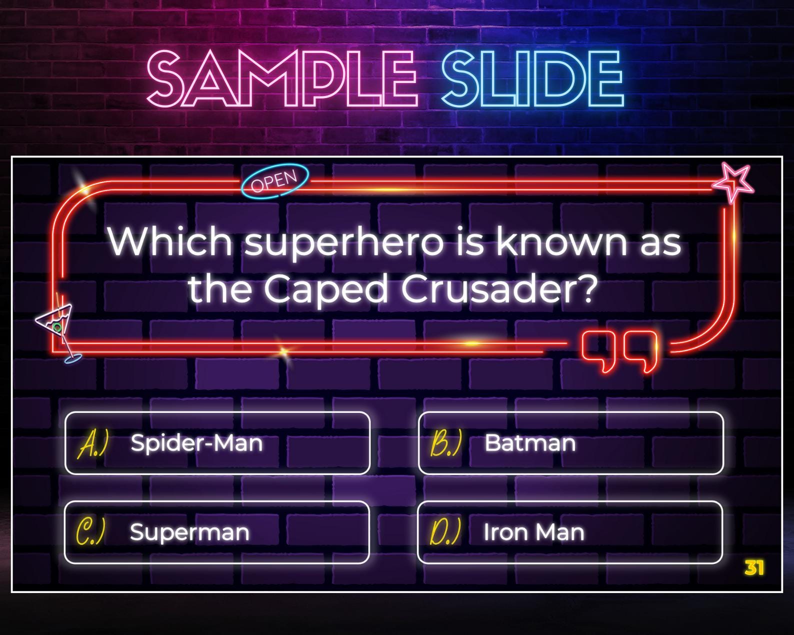 Pub Trivia- Host Your Own Game Night | Powerpoint Game | Virtual Game ...