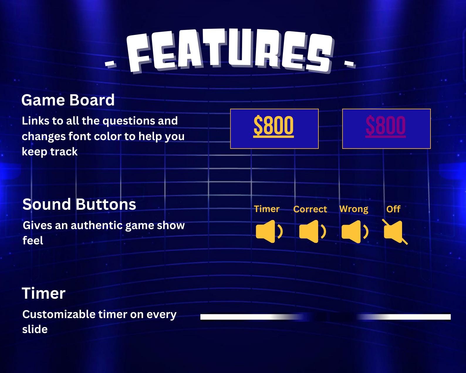 Customizable Jeopardy Powerpoint Template | Host Your Own Game Show ...