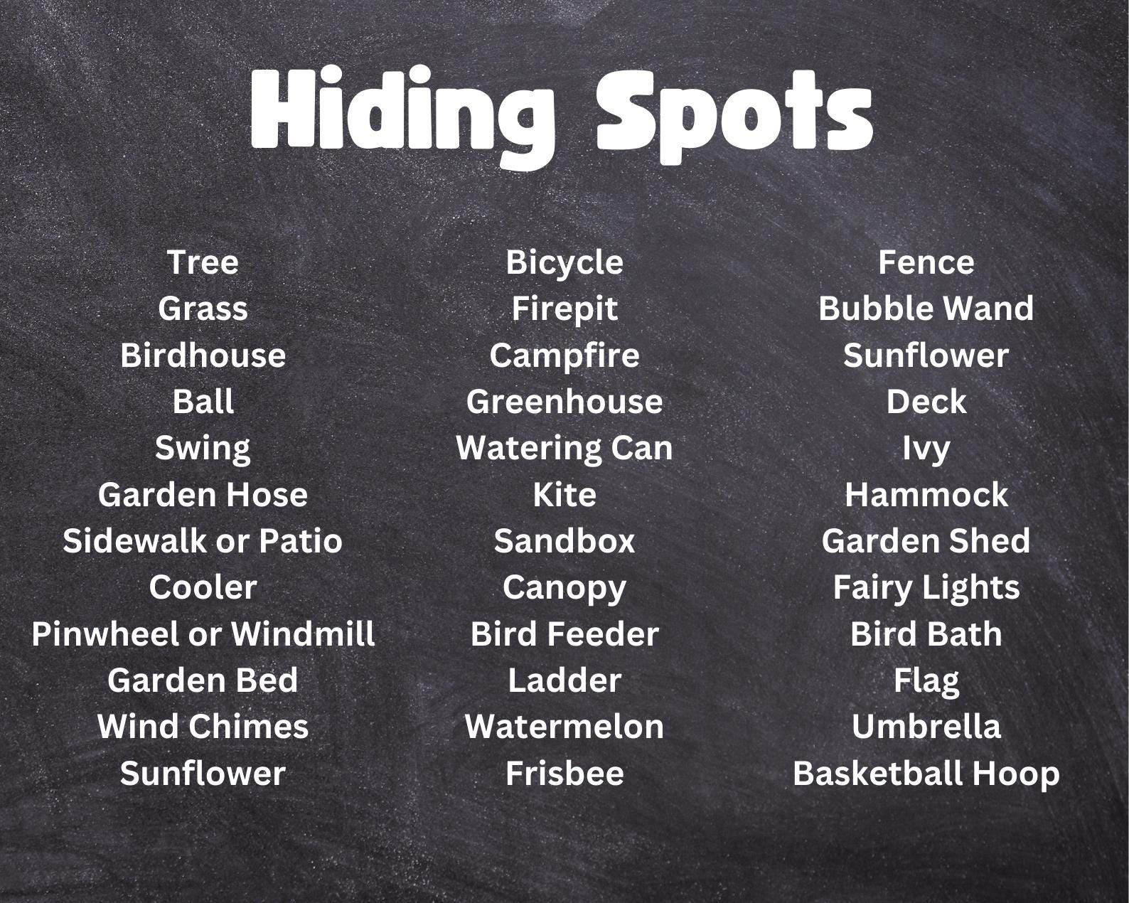 Indoor & Outdoor Scavenger Hunt Game for Teens and Tweens - Fun ...