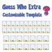 Custom Guess Who Template | Electronic 2008 Guess Who Game | Printable ...
