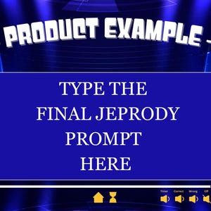 Customizable Jeopardy Powerpoint Template | Host Your Own Game Show | Jeopardy Template ...