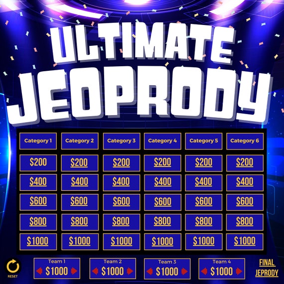 Jeopardy Templates For Powerpoint
