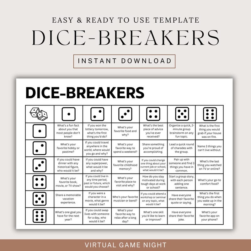 Dicebreaker - Etsy