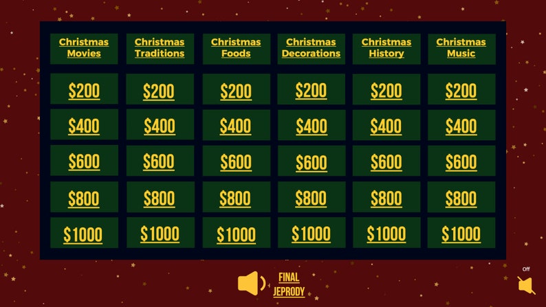 Christmas Jeopardy Template | Host Your Own Game Show | Powerpoint Game ...