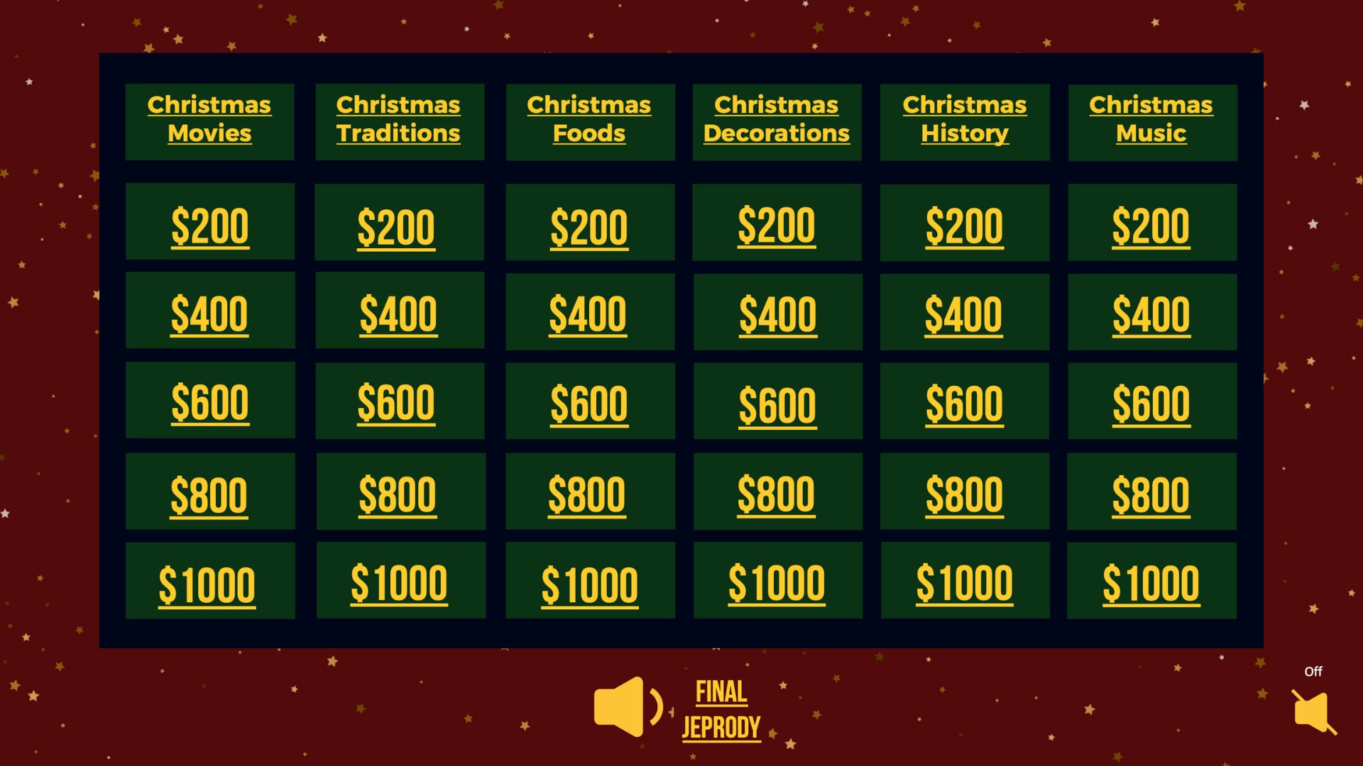 Christmas Jeopardy Template | Host Your Own Game Show | Powerpoint Game ...