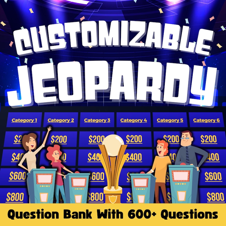 Customizable Jeopardy Powerpoint Template | Host Your Own Game Show ...