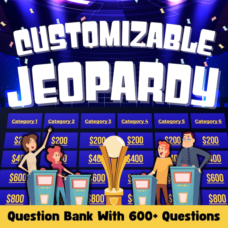 Jeopardy Game Show Template - Etsy UK