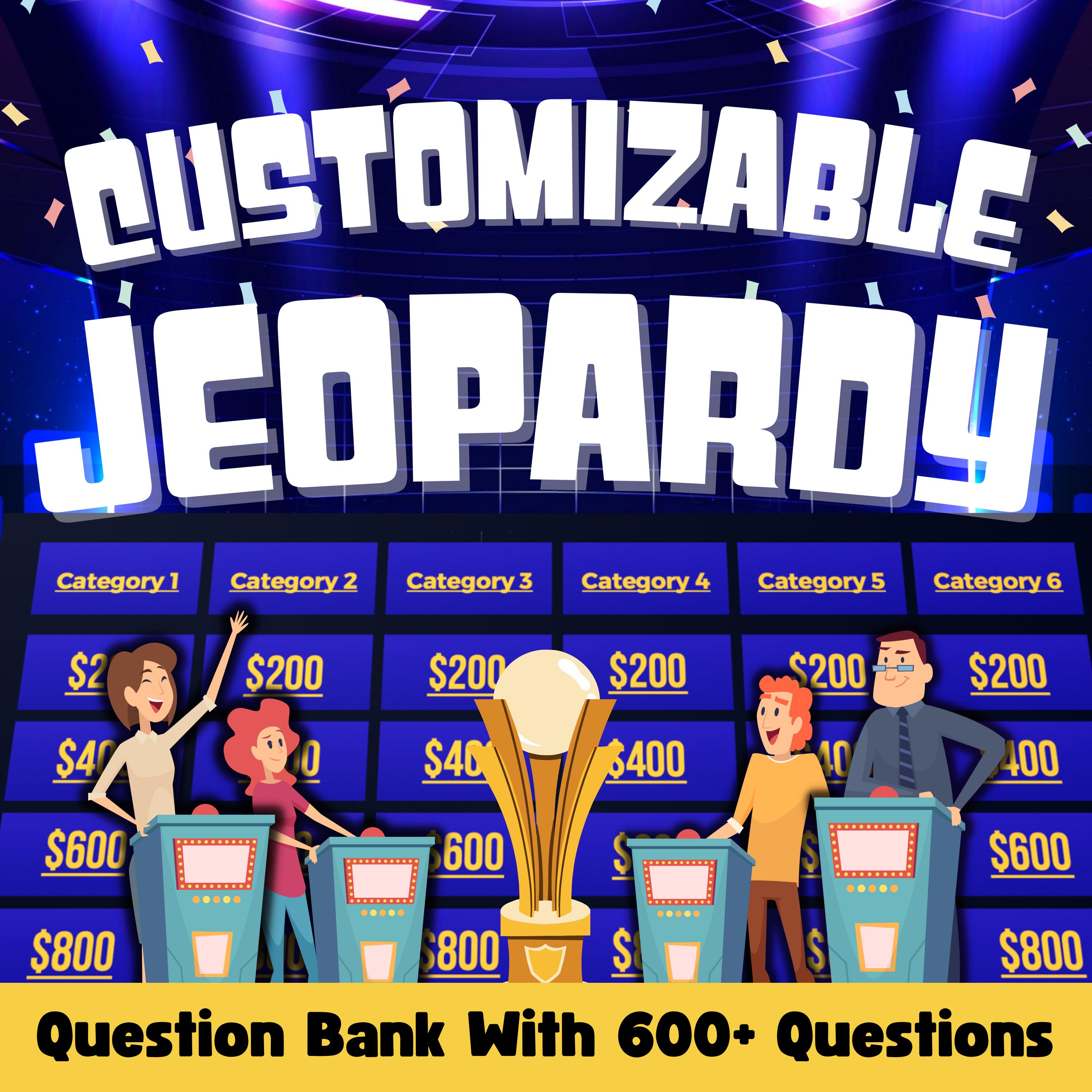 Customizable Jeopardy Powerpoint Template | Host Your Own Game Show ...
