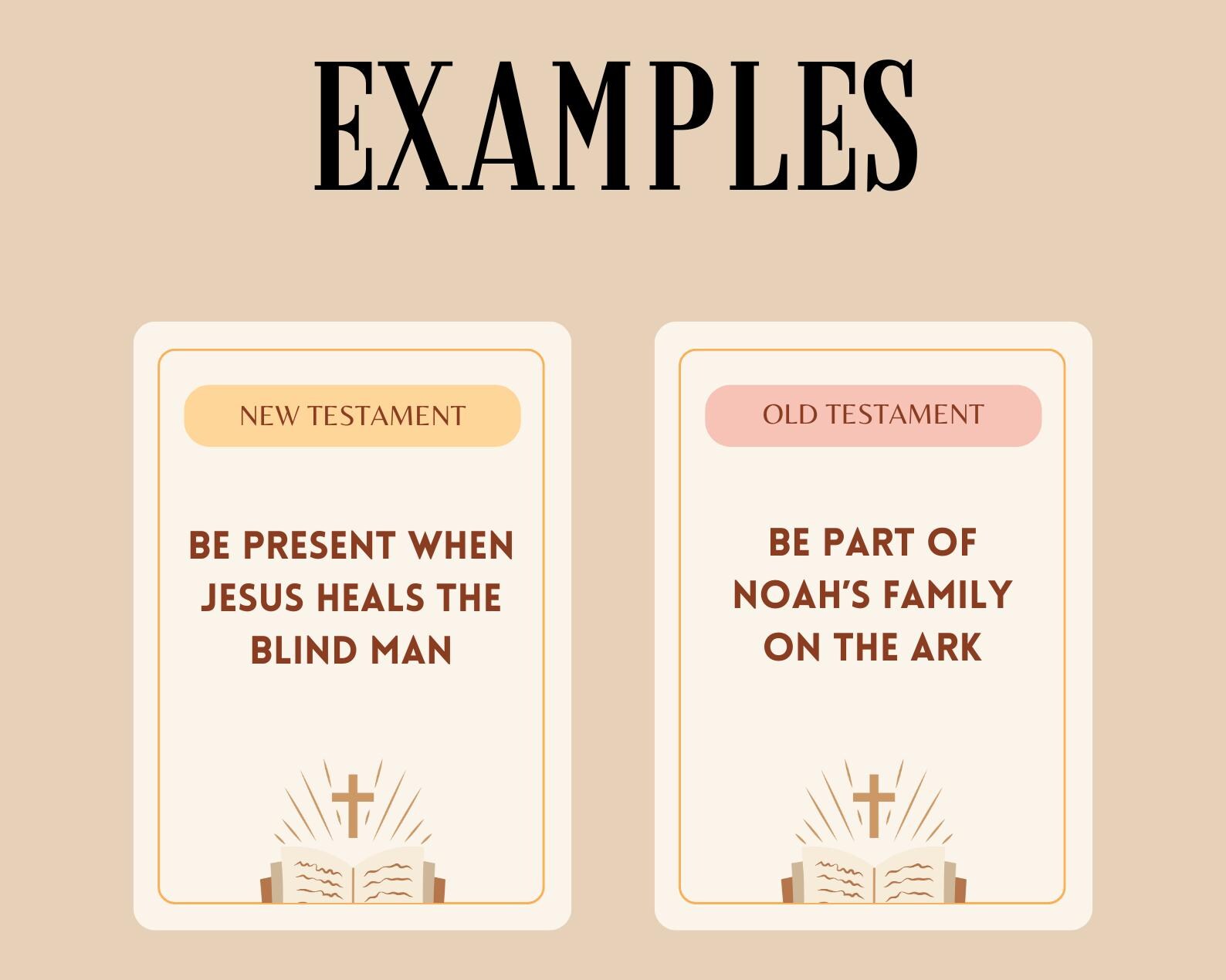 Bible-themed Would You Rather Game | Old Testament Vs. New Testament ...