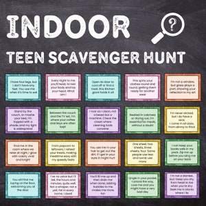 Ultimate Indoor Scavenger Hunt Game for Teens and Tweens Fun ...