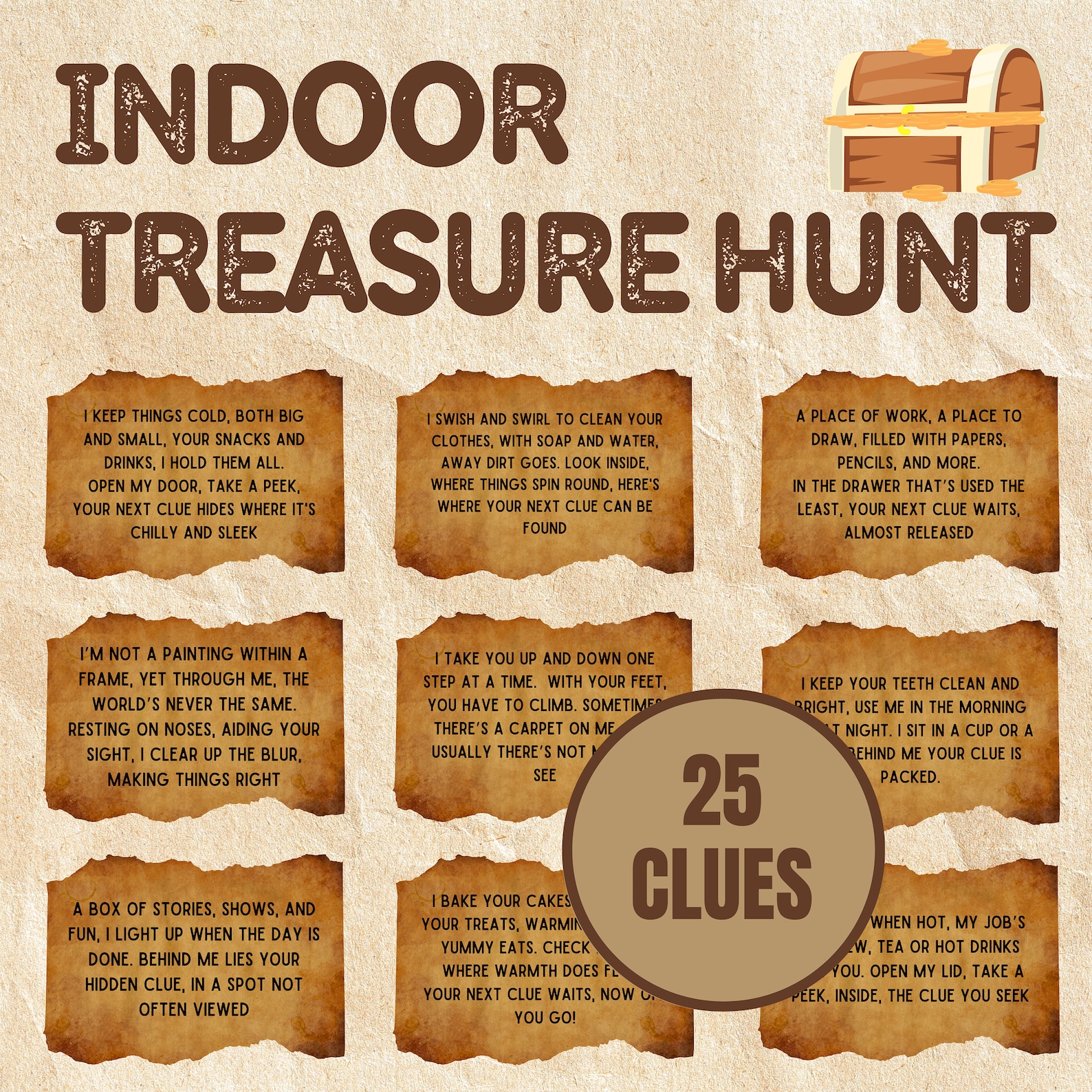 Indoor Scavenger Hunt: Ultimate Backyard & Park Game for Families ...