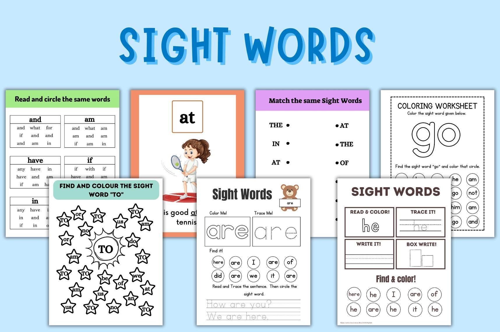 Preschool, Pre-k & Kindergarten Mega Bundle | 3000 Pages of Printable ...