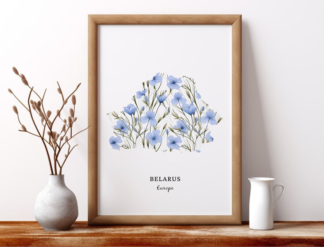 Belarus Map, Belarus Silhouette Poster, Belarus Print, Belarus Art ...
