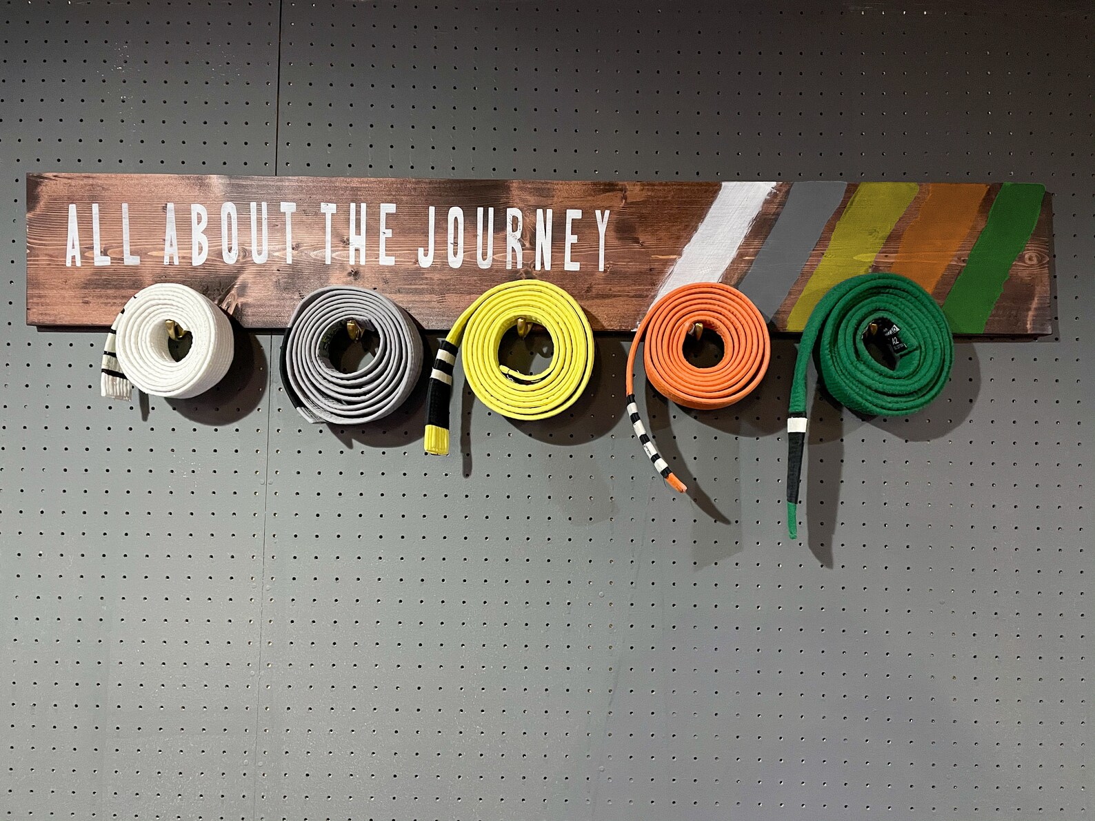 Brazilian Jiu-jitsu Kids Belt Display 4 Feet - Etsy